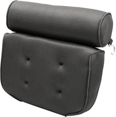 Spa Bath Pillow with Head, Neck, Shoulder & Back Support Extra Thick ...
