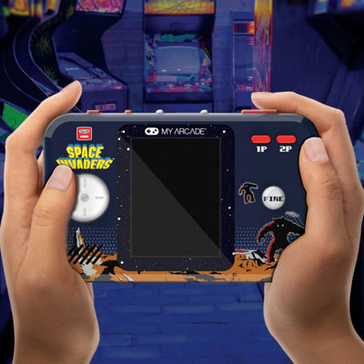 Space Invaders Pocket Player Pro Portable Gaming System