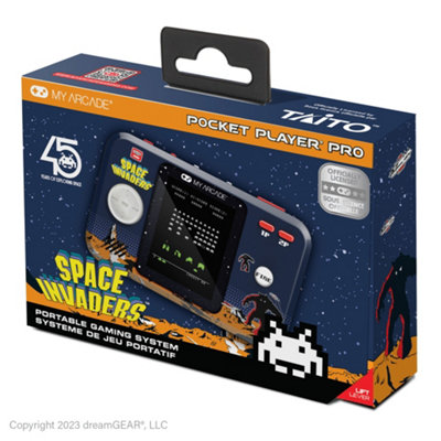 Space Invaders Pocket Player Pro Portable Gaming System