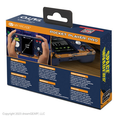 Space Invaders Pocket Player Pro Portable Gaming System
