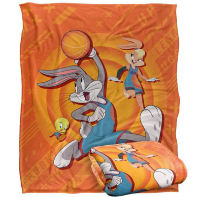 Space Jam: A New Legacy Tune Squad Action Pose Blanket Multicoloured ...