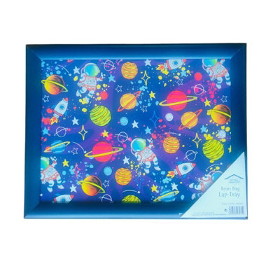 Spaceman Design Cushioned Lap Tray for Food or Laptop Use.