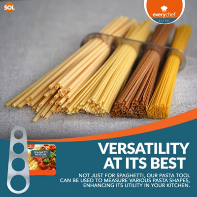 Spaghetti Measure Tool - 1 to 4 Serving Portion Stainless Steel Pasta ...