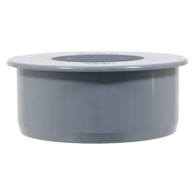 SPARES2GO 110mm Soil Pipe Reducer Boss Adaptor Solvent Weld Waste Push ...