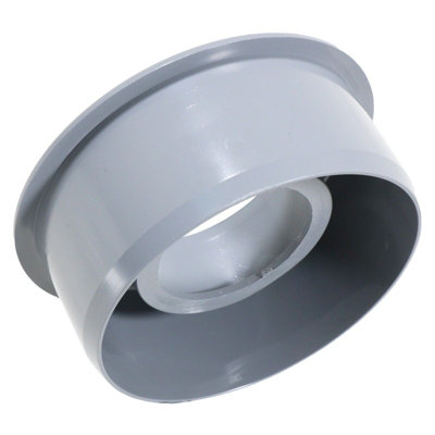 SPARES2GO 110mm Soil Pipe Reducer Boss Adaptor Solvent Weld Waste Push ...