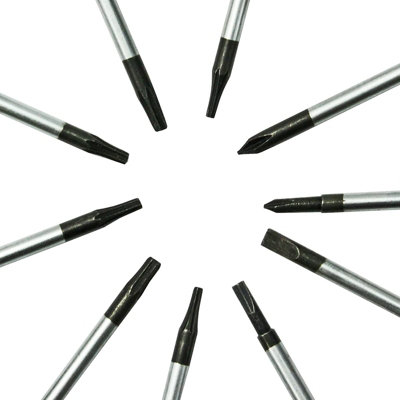 SPARES2GO 18 Piece Large and Small Precision Screwdriver Set (Phillips ...
