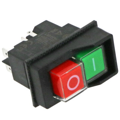 SPARES2GO 240V On Off Switch for Belle Minimix 130 140 150 110 80 60 ...