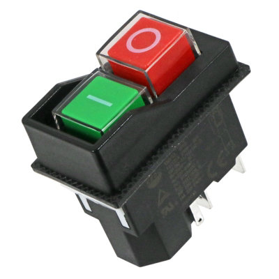 SPARES2GO 240V On Off Switch for Belle Minimix 130 140 150 110 80 60 ...