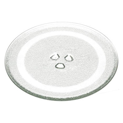 SPARES2GO 284mm Turntable Glass Plate Dish Plate for Microwave Oven ...