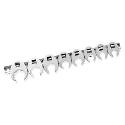 SPARES2GO 3/8" Drive Head Crows Foot Metric Wrench Set (10mm 11mm 13mm ...