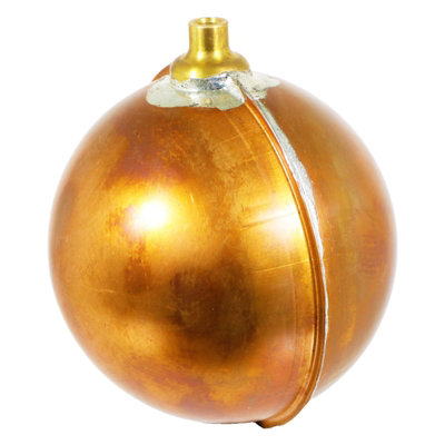 SPARES2GO 4 1/2" Copper Ball Float Toilet Cistern Water Tank Ballcock ...
