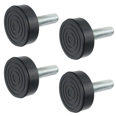 SPARES2GO 4 x Universal Fridge Freezer 10mm Thread Adjustable Screw ...