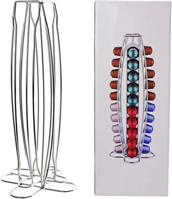 SPARES2GO 40 Pod Disc Holder Rack fits Nespresso Coffee Machines (40 ...