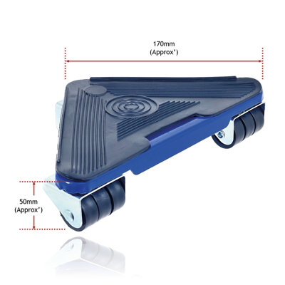 SPARES2GO Appliance Roller Lifter Wheels for Washing Machine Tumble ...