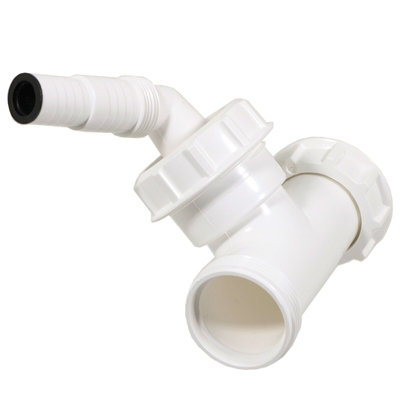 SPARES2GO Appliance Trap Adaptor 40mm 1 1/2" Washing Machine Dishwasher ...