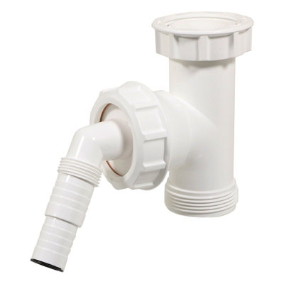 SPARES2GO Appliance Trap Adaptor 40mm 1 1/2" Washing Machine Dishwasher ...