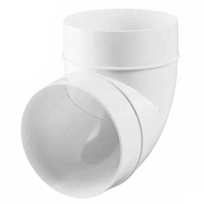 SPARES2GO Bend Elbow Duct 90 Degree Vent Hose Pipe Tube Hydroponics ...