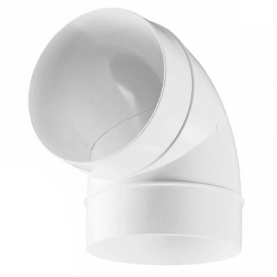 SPARES2GO Bend Elbow Duct 90 Degree Vent Hose Pipe Tube Hydroponics ...