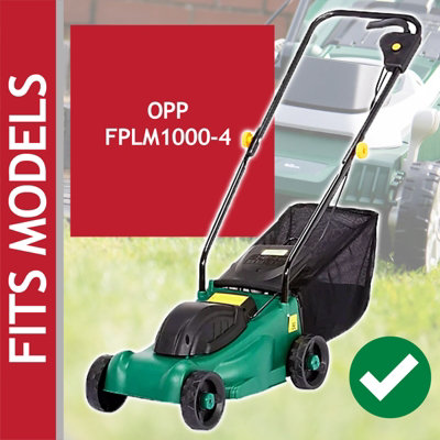 SPARES2GO Blade compatible with B Q OPP FPLM1000 4 Lawnmower 32cm Grass Mower Metal Cutter Fixing