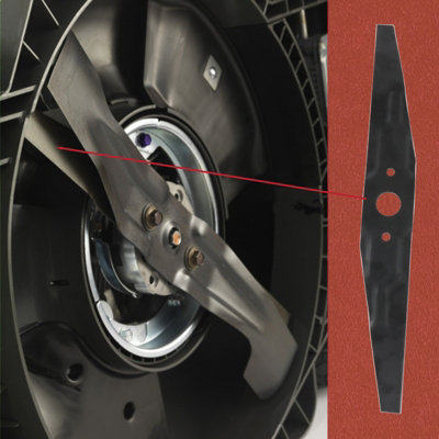 SPARES2GO Blade for Honda HRG536C7 HRX537C Lawnmower 21" 53cm Upper Cutter