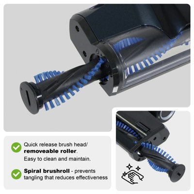 SPARES2GO Brush Head for Vax ONEPWR Blade 3 & 4 Pet Dual CLSV-B3KS CLSV ...