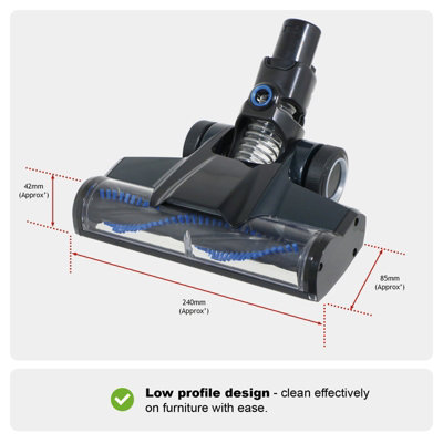 SPARES2GO Brush Head for Vax ONEPWR Blade 3 & 4 Pet Dual CLSV-B3KS CLSV ...