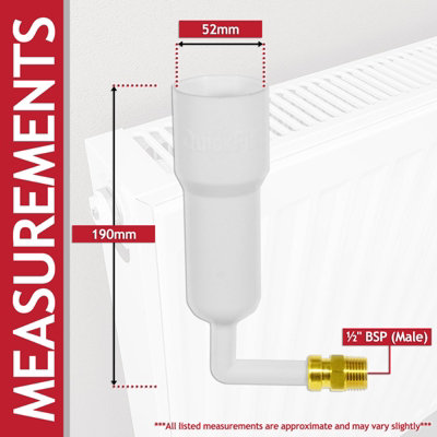 SPARES2GO CENTRAL HEATING DOSING FUNNEL INHIBITOR LEAK SEALER SLUDGE ...