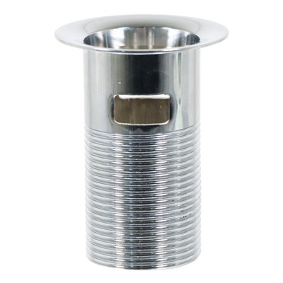 SPARES2GO Chrome Slotted Sink Basin Bathroom Kitchen Waste Chain Stay ...