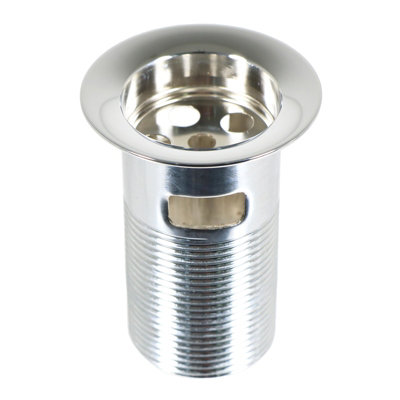 SPARES2GO Chrome Slotted Sink Basin Bathroom Kitchen Waste Chain Stay ...