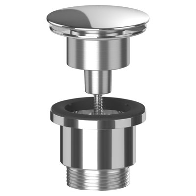 SPARES2GO Clicker Basin Waste Plug 1 1/4" 60mm Click Clack Bathroom ...