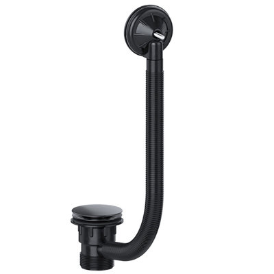 SPARES2GO Clicker Bath Waste Plug 40mm 1.5" Combination Click Clack ...
