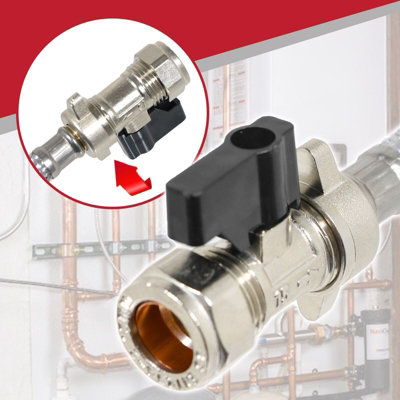 SPARES2GO COMBI BOILER FILLING LOOP STRAIGHT PART L COMPLIANT CENTRAL ...