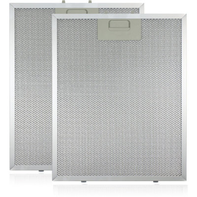 SPARES2GO Cooker Hood Grease Filter Extractor Vent Fan Metal Mesh (320 ...