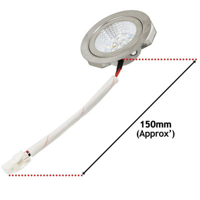 SPARES2GO Cooker Hood LED Light / Vent Extractor Lamp Bulb / Kitchen ...