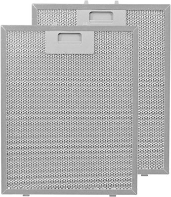 SPARES2GO Cooker Hood Metal Mesh Grease Filter Extractor Vent (298 x ...