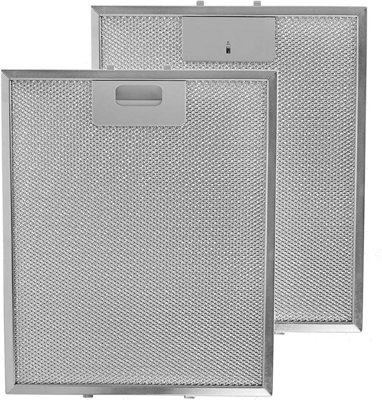 SPARES2GO Cooker Hood Metal Mesh Grease Filter Extractor Vent (300 x ...