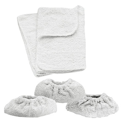 SPARES2GO Cotton Terry Cloth Covers & Pads compatible with Karcher ...
