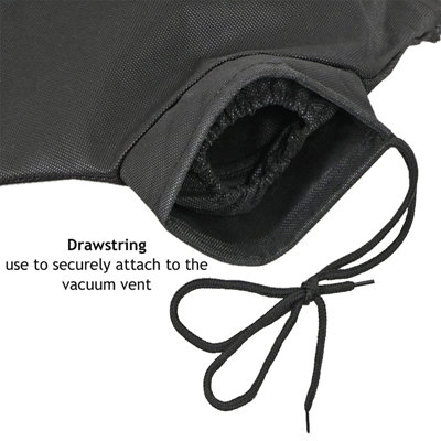 SPARES2GO Debris Collection Bag compatible with Ryno BV2503 Garden Vacuum