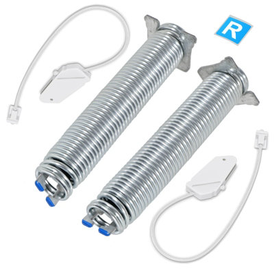 SPARES2GO Door Spring Rope Set for Neff Dishwasher Blue S41D S41E S41M ...