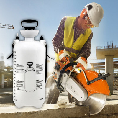 SPARES2GO Dust Suppression Water Bottle for Cut Off Saw Disc Cutter