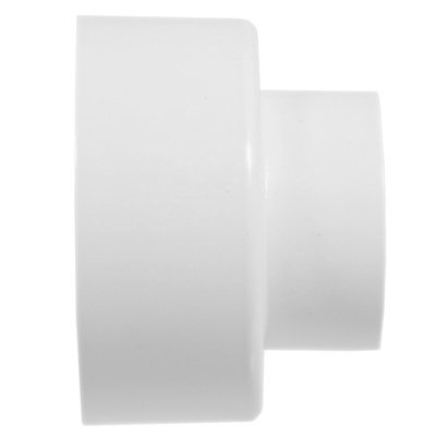 SPARES2GO External Toilet Flush Cone Rubber White Pipe to Pan Sealing ...