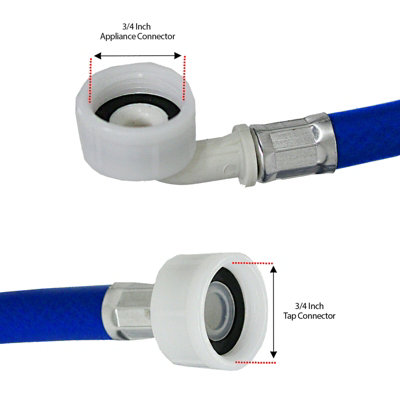 SPARES2GO Fill Hose + Drain Extension Kit for Washing Machine or ...