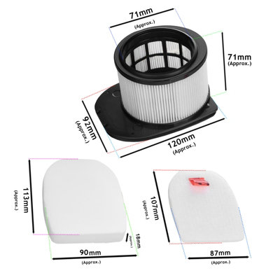 SPARES2GO Filters compatible with Shark Stratos Vacuum Cleaner IZ400 ...