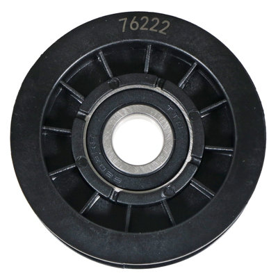 SPARES2GO Flat Idler Pulley for Mountfield Lawnmower Tractor at B&Q