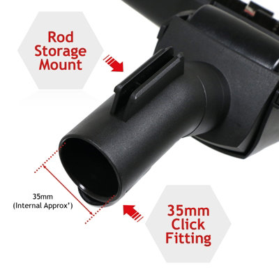 SPARES2GO Floor Brush Tool compatible with Miele Vacuum Cleaner C1 C2 C3 S2 S4 S5 S6 S8