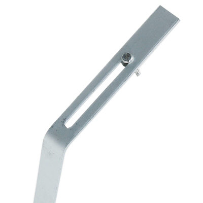 SPARES2GO Gutter Top Rafter Bracket Universal Galvanised Steel Fascia ...