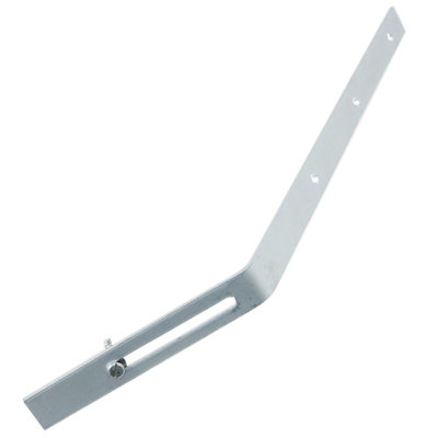 SPARES2GO Gutter Top Rafter Bracket Universal Galvanised Steel Fascia ...