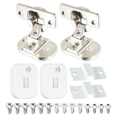 SPARES2GO Integrated Door Hinge Fixing Kit Magnetic Built In Washing ...