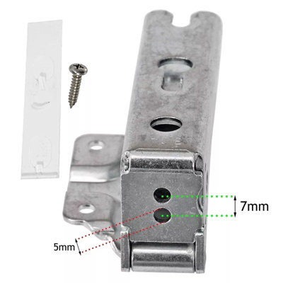 SPARES2GO Integrated Fridge Door Hinge for Hettich Freezer Hinges 3362 ...