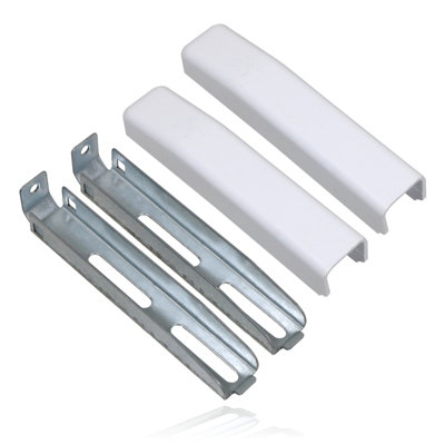 SPARES2GO Integrated Fridge Door Slide Mounting Bracket Slider Kit for ...